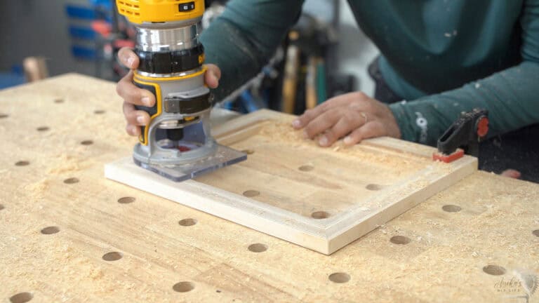 How To Build A DIY Plywood Picture Frame - Anika's DIY Life